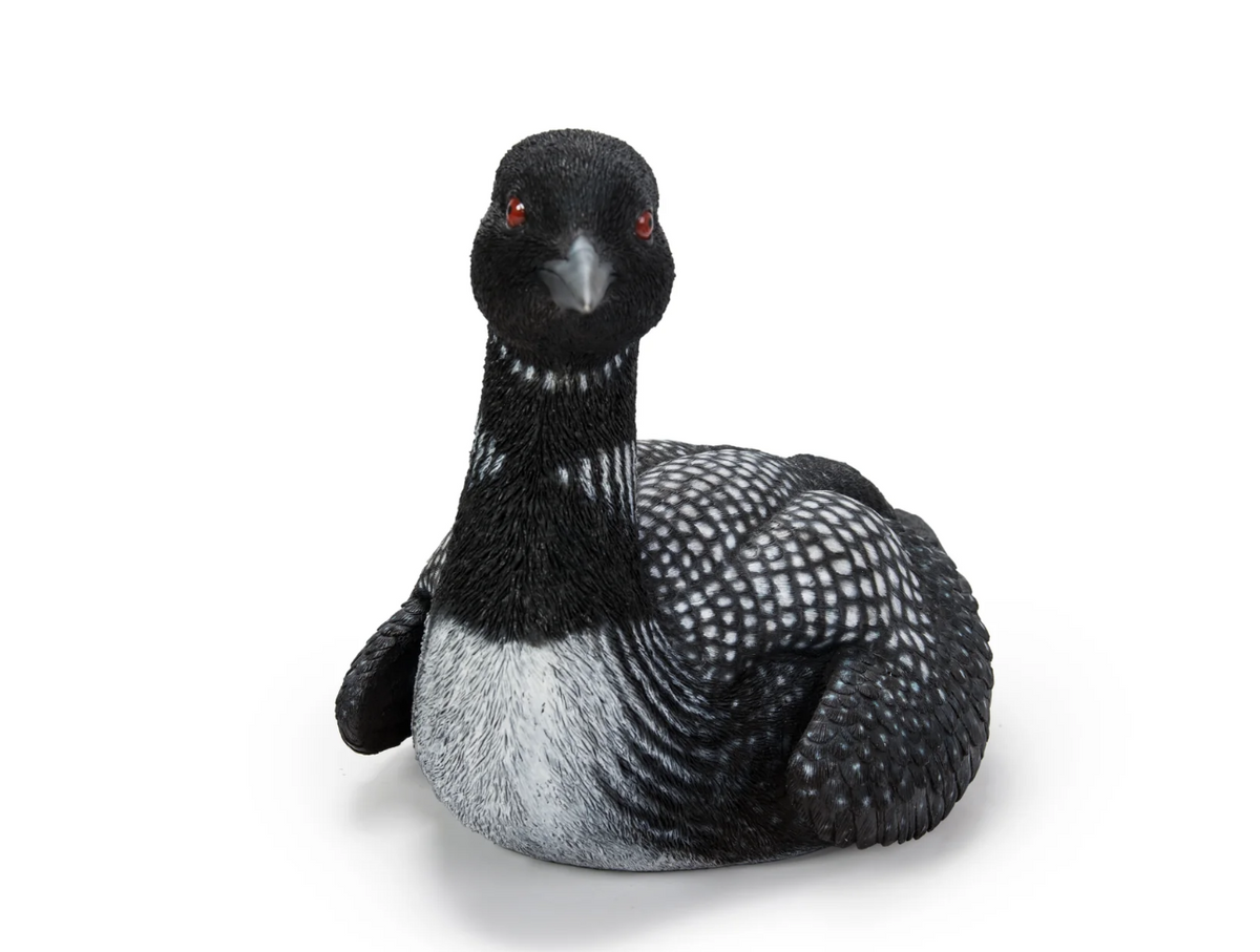 Sitting Loon Statue by Muskoka Fire Pits. Family Owned and Operated.