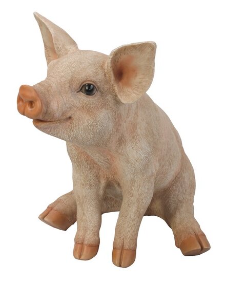 Outdoor Medium Pig Statue by Muskoka Fire Pits. Family Owned and Operated.